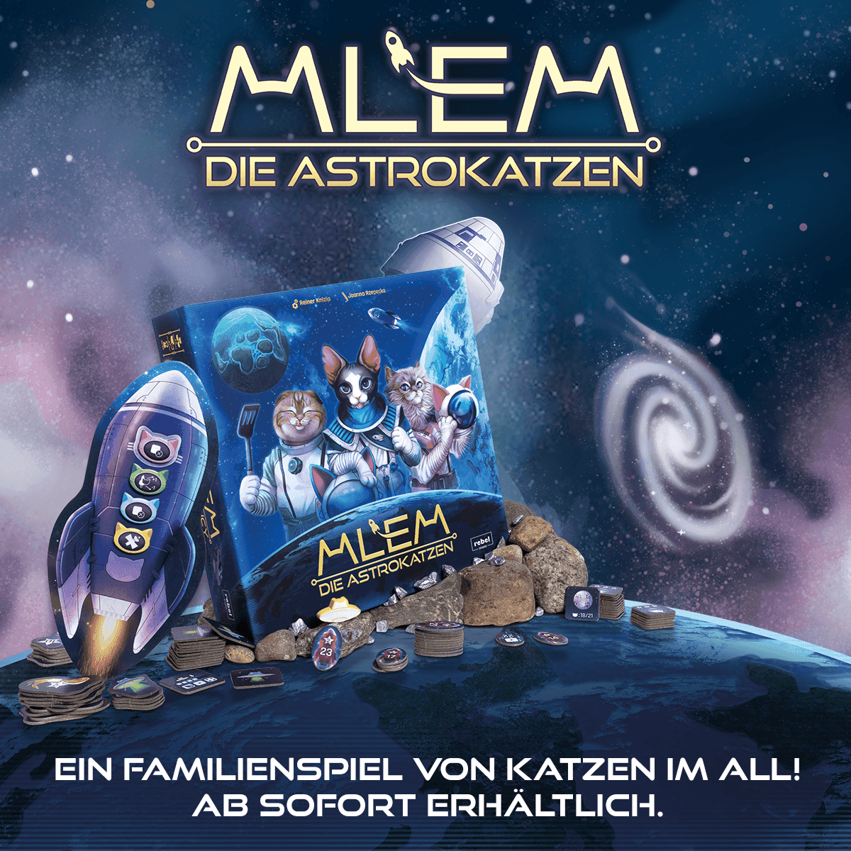 MLEM: Die Astrokatzen | Asmodee Deutschland